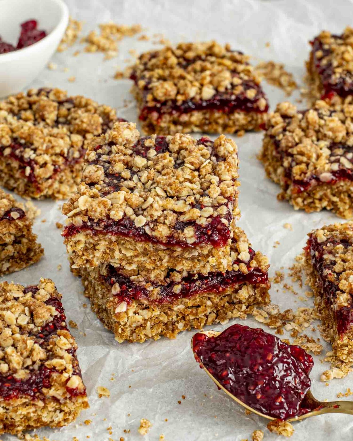 Oatmeal Jam Bars - All My Cravings