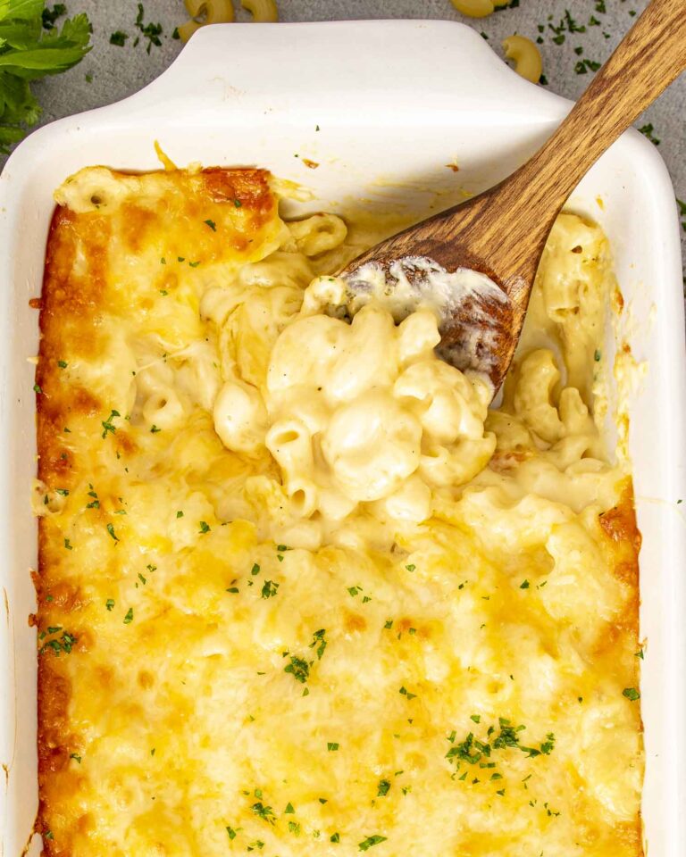 Over-the-Top Triple Cheese Mac and Cheese - All My Cravings