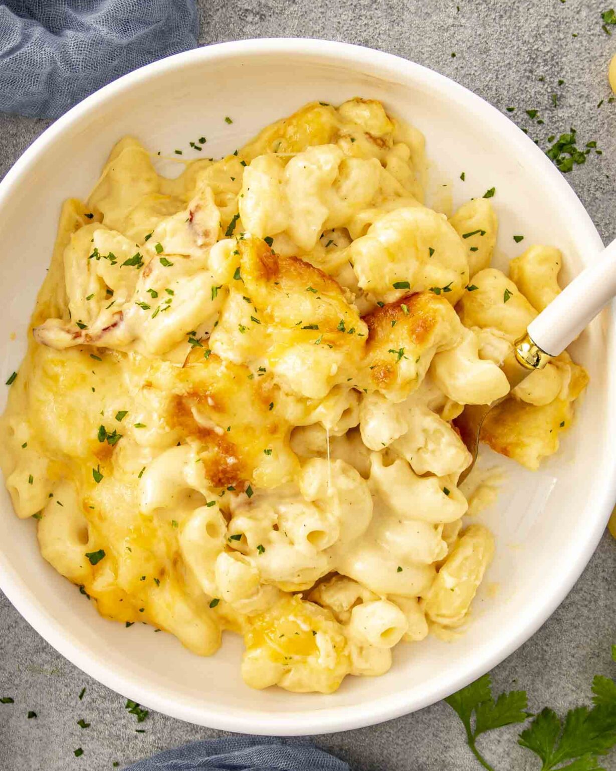 Over-the-Top Triple Cheese Mac and Cheese - All My Cravings