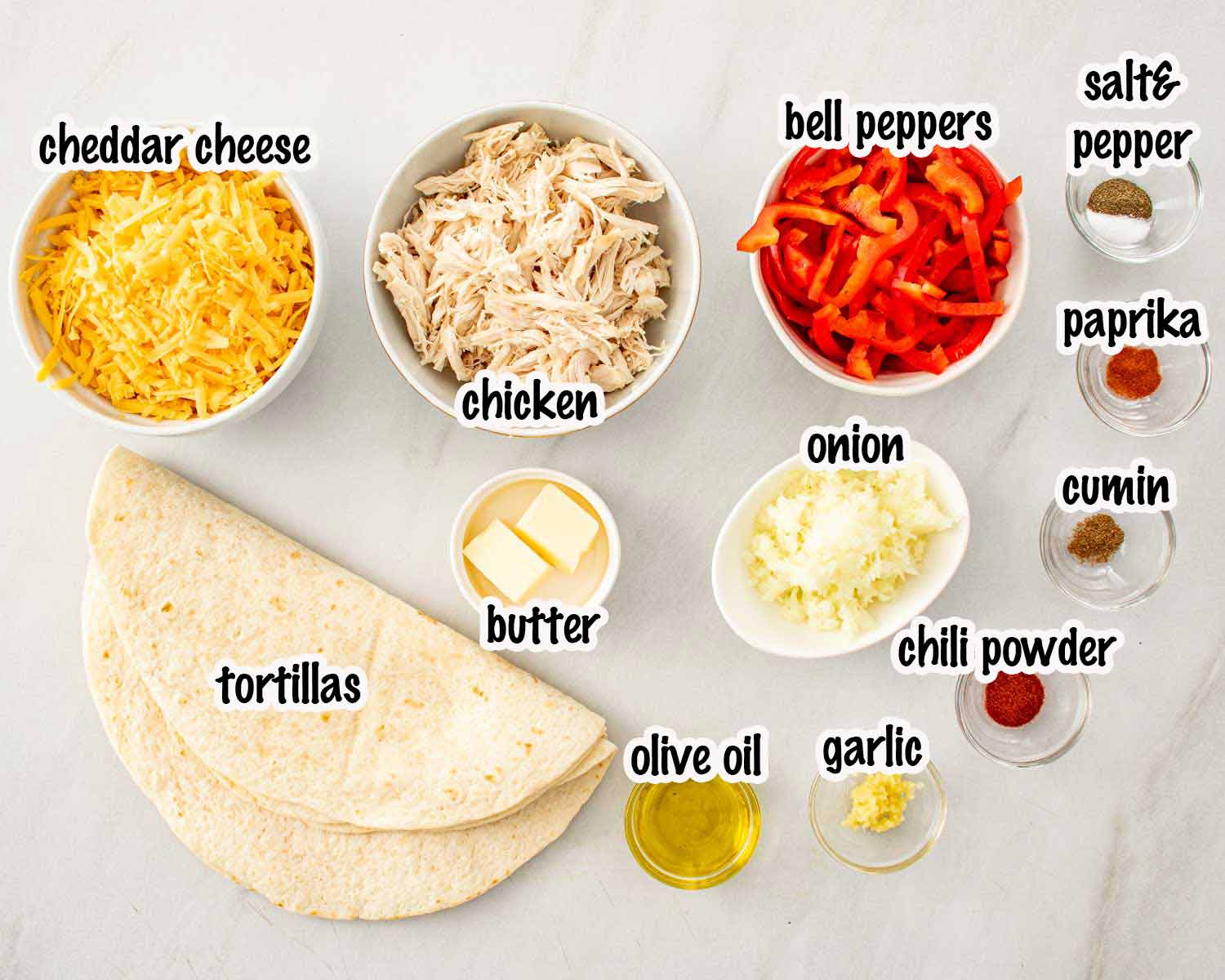 Chicken Quesadillas - All My Cravings